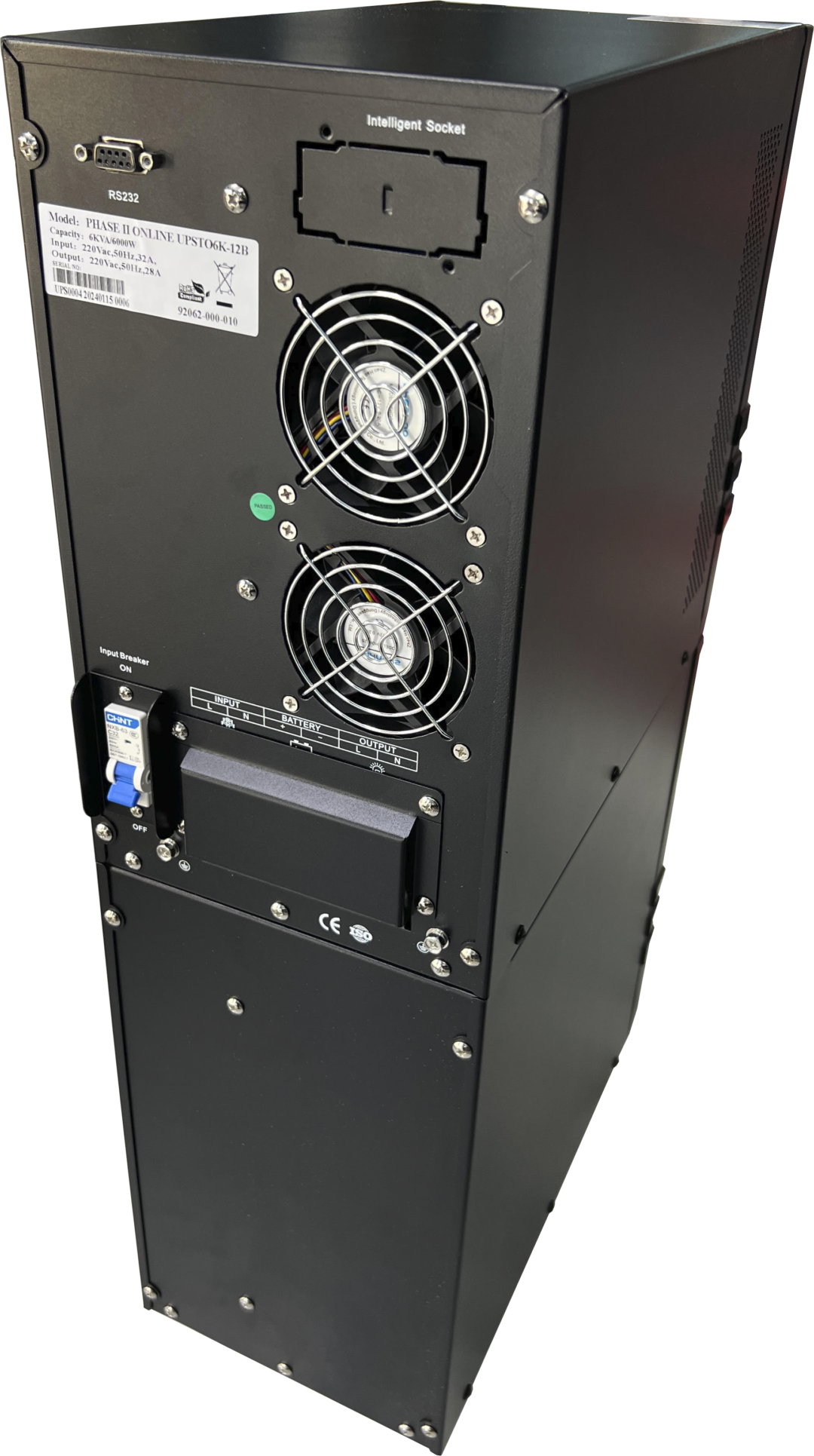 UPS TRUE ONLINE PHASE II 6.0KW 220 VAC - Suenna Electrónica